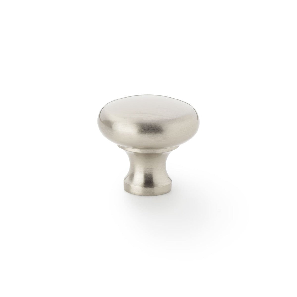 Alexander and Wilks - Wade Round Cupboard Knob - Satin Nickel - 32mm