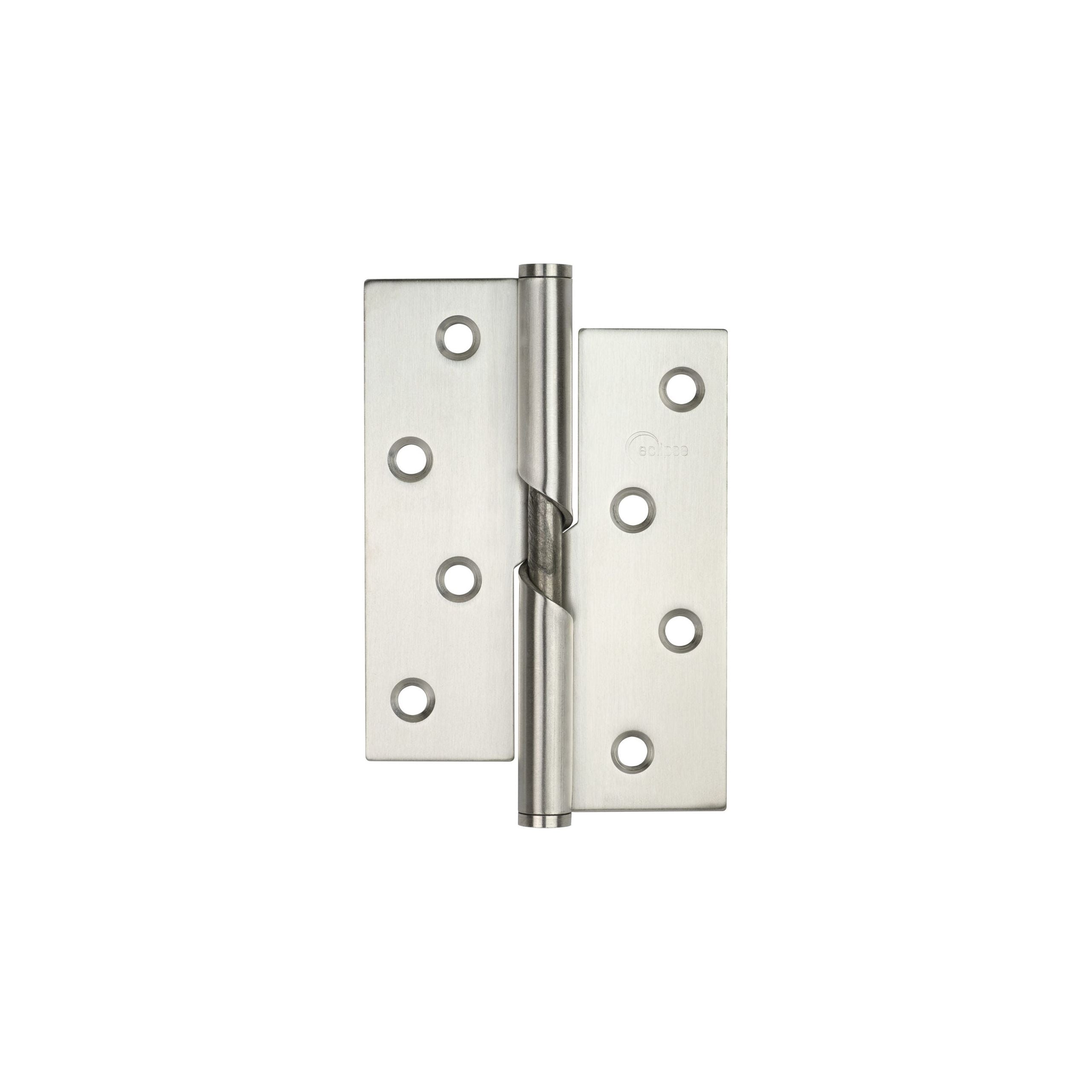 Eclipse - 102x76x2mm Rising Hinge (Right Hand) - Satin Stainless Steel