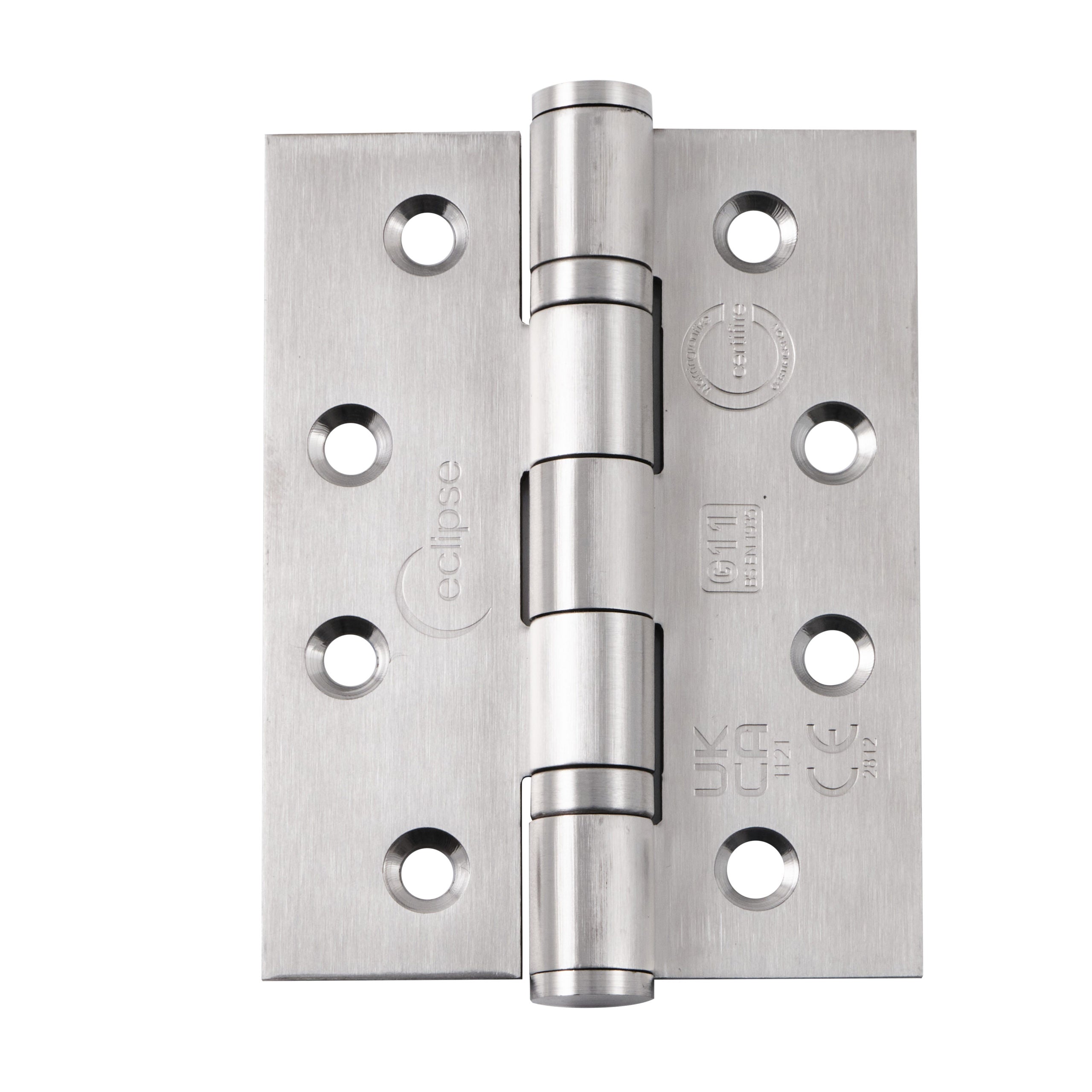 Eclipse - 102x76x3mm Ball Bearing Hinges Grade 13 - Satin Stainless St