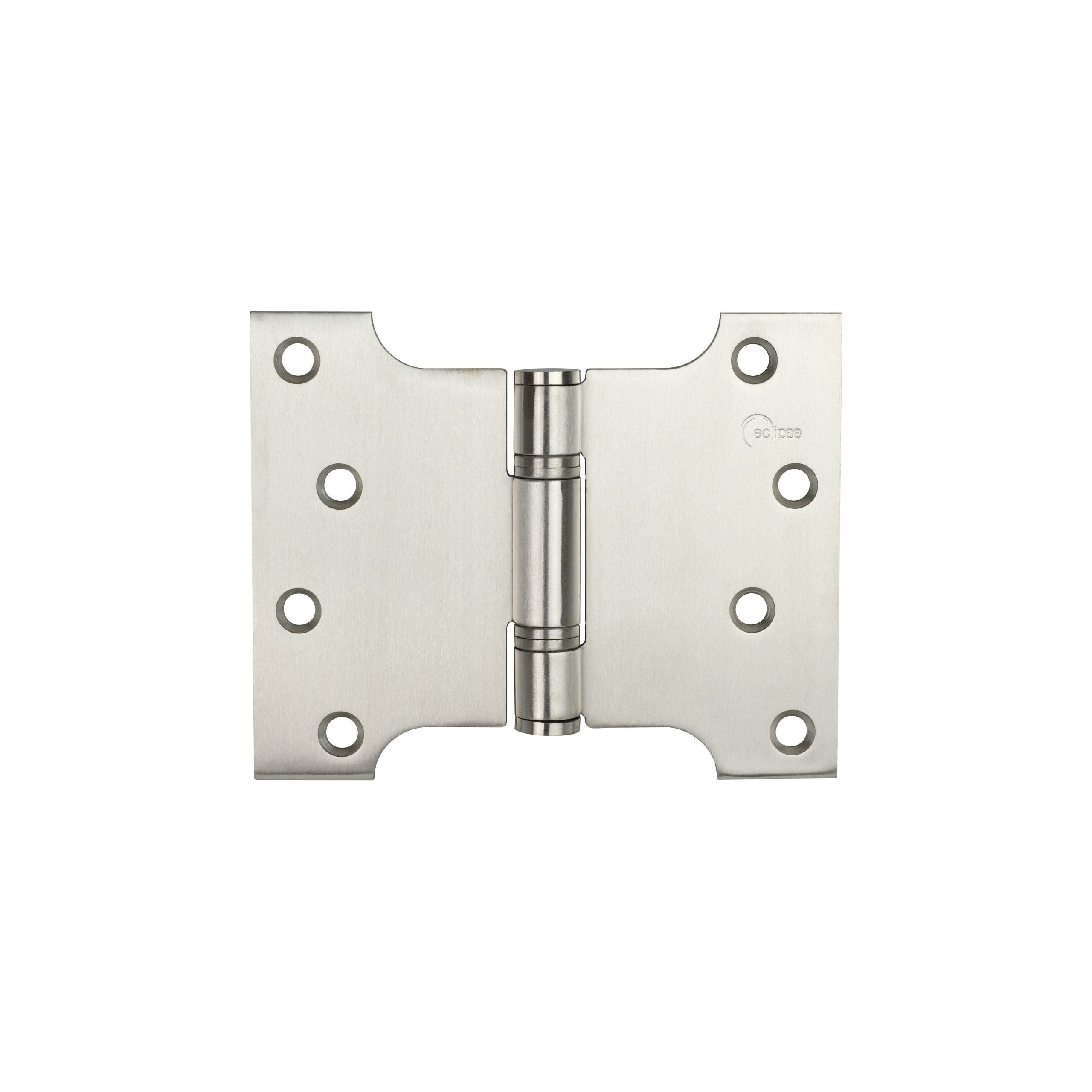 Eclipse - 4x3x5" Parliament Hinge - Satin Stainless Steel - 14992