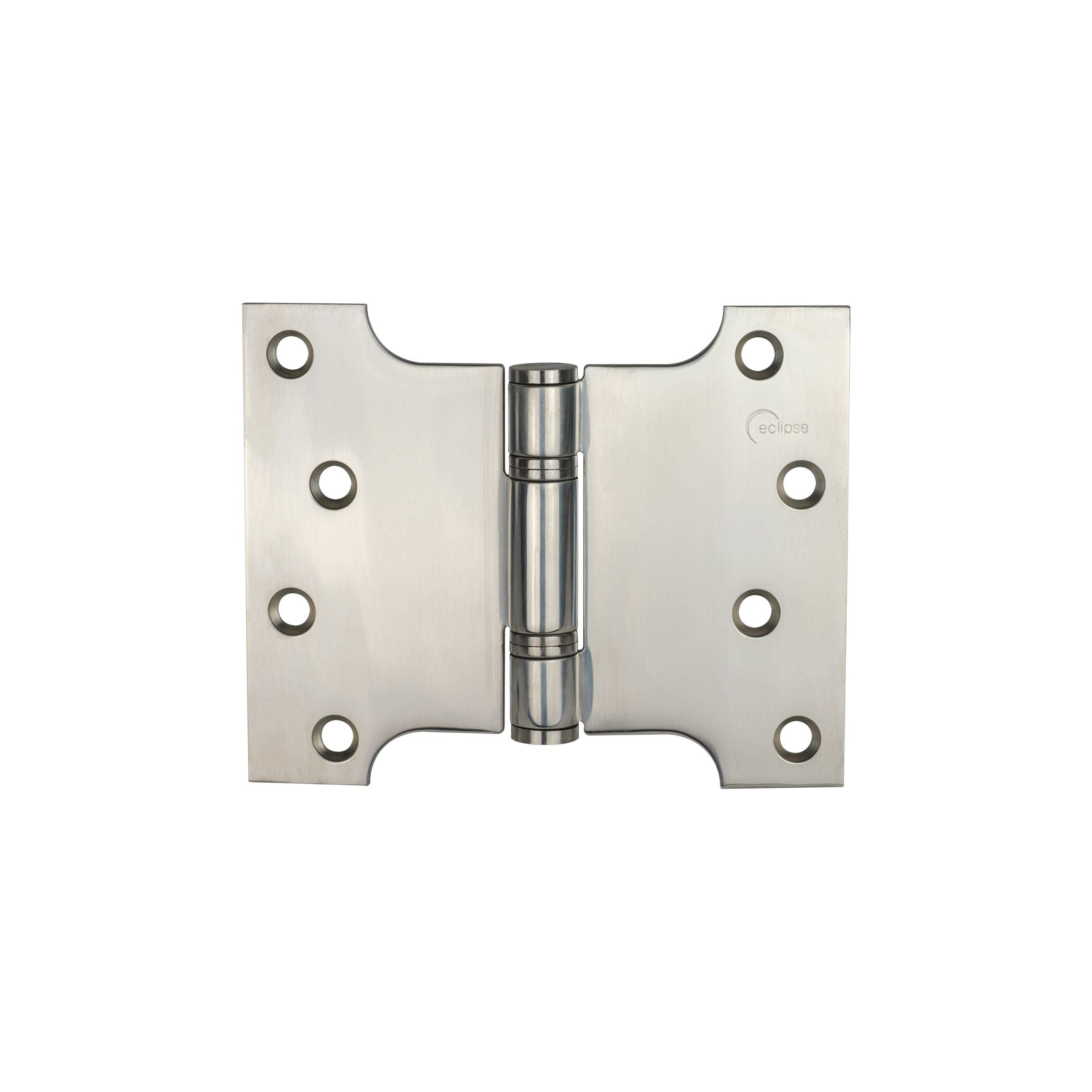 Eclipse - 4x3x5" Parliament Hinge - Polished Stainless Steel - 14993