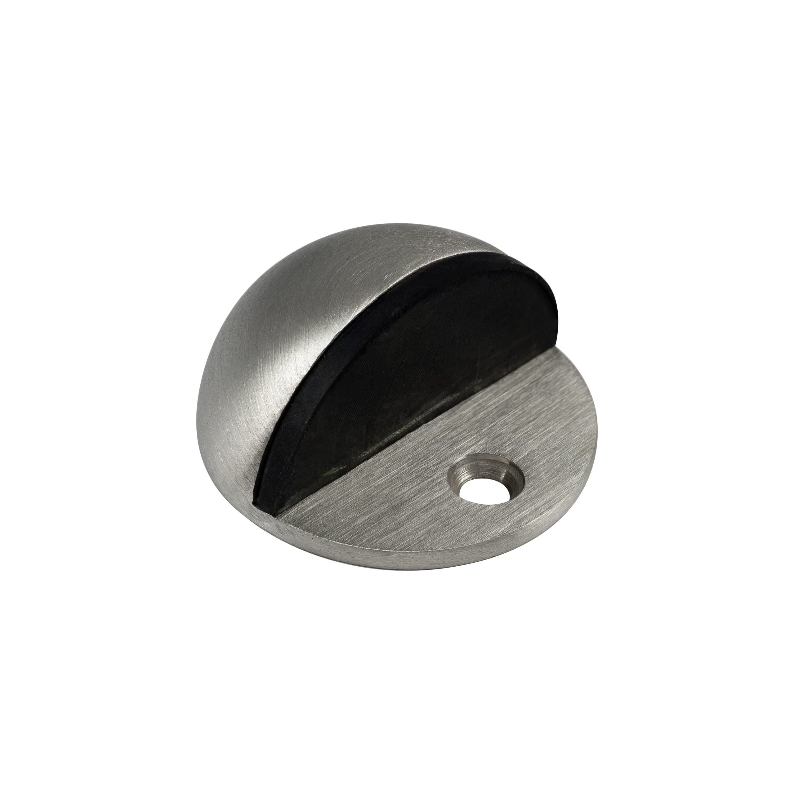 Eclipse - Shielded Oval Door Stop - Satin Stainless Steel - 34478