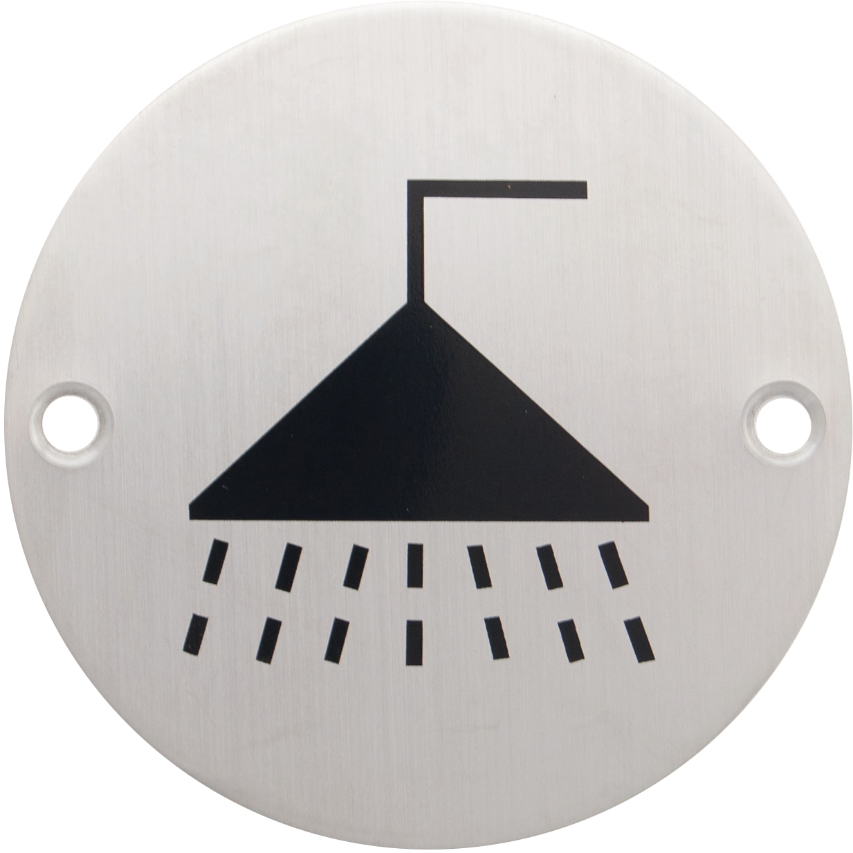 Eclipse - 75mm Shower Symbol - Satin Stainless Steel 34688