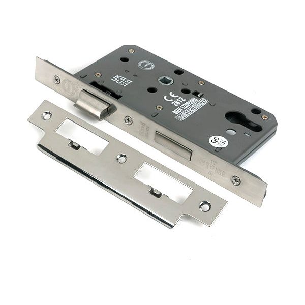 From The Anvil - Polished Chrome Euro Din Sash Lock - 60mm Backset/72m
