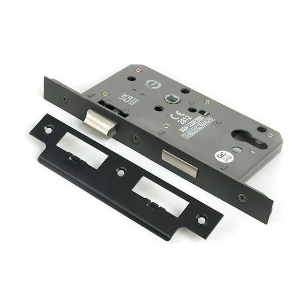 From The Anvil - Aged Bronze Euro Din Sash Lock - 60mm Backset/72mm Ce