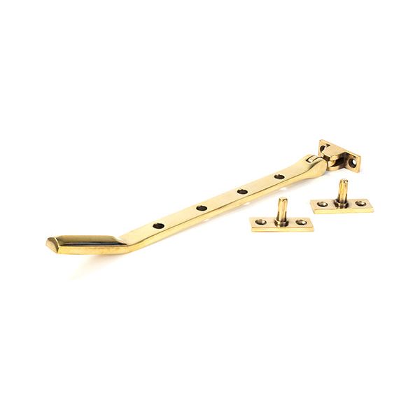 From The Anvil - Aged Brass Art Deco 10" Stay - 51902