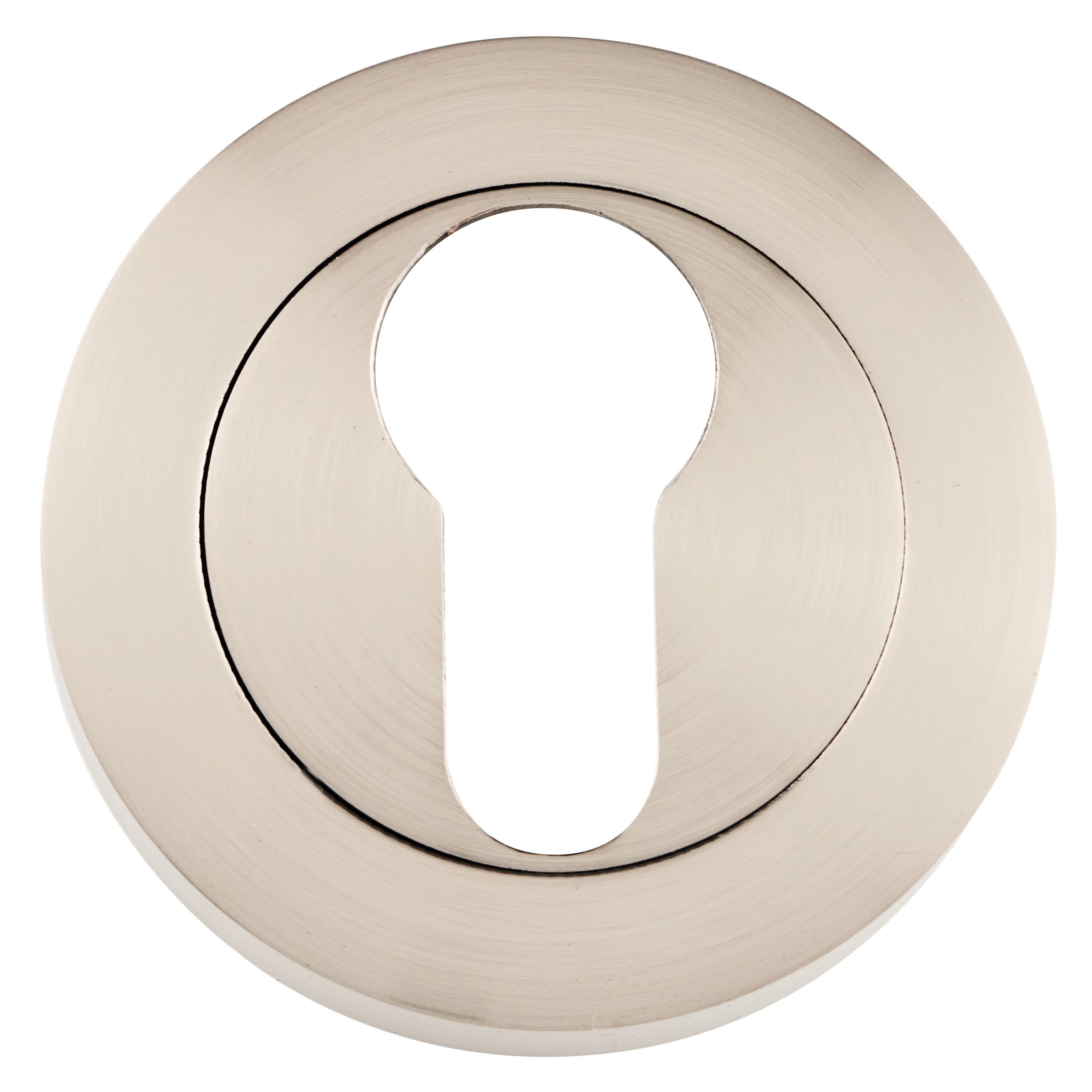 Eclipse - Euro Profile Escutcheon - Satin Nickel - 62663
