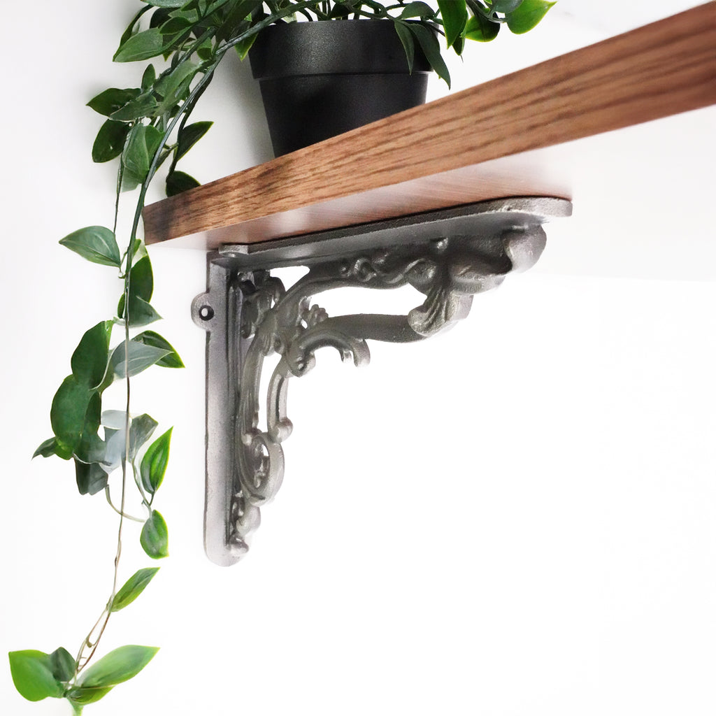 Spira Brass - Apple Shelf Bracket Pewter (Sold in Pairs) - BR704PEW