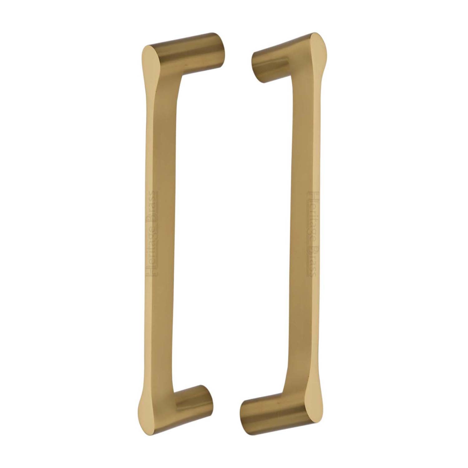 Heritage Brass Back to Back Door Pull Handle Gio Design 332mm Satin Br