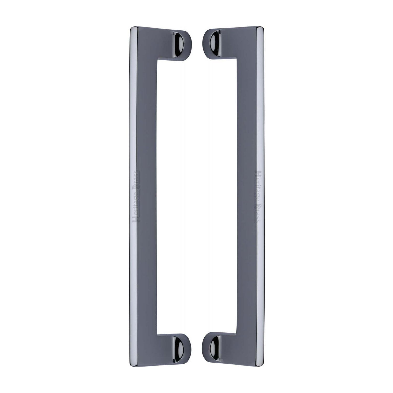 Heritage Brass Back to Back Door Pull Handle Apollo Design 307mm Polis