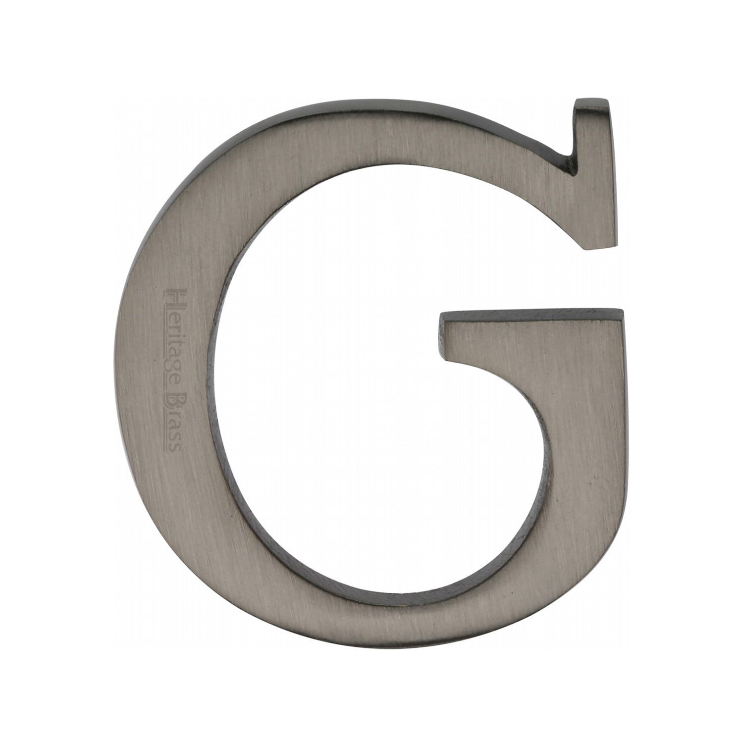 Heritage Brass Alphabet G Pin Fix 51mm (2") Matt Bronze Finish - C1565