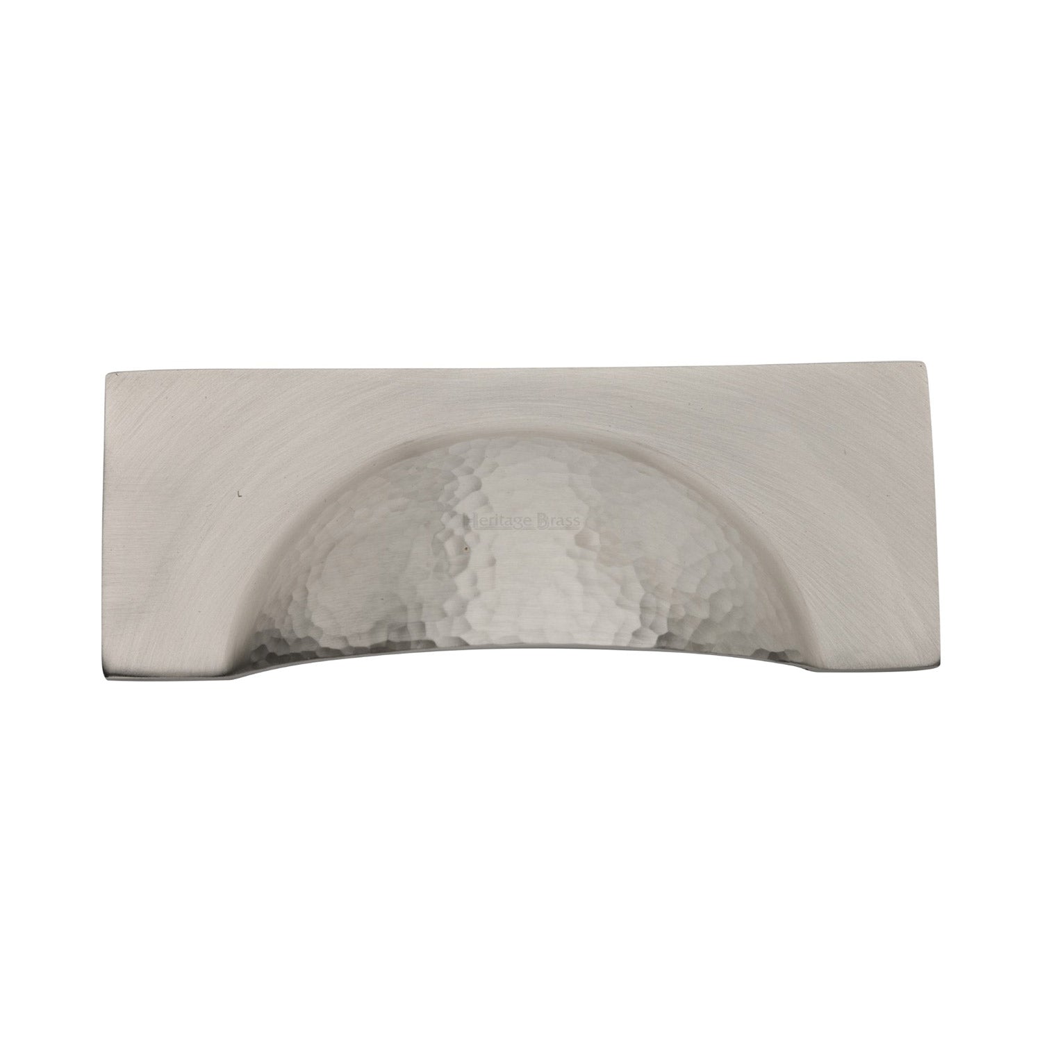 Heritage Brass Drawer Cup Pull Hampshire Hammered Design 57mm CTC Sati