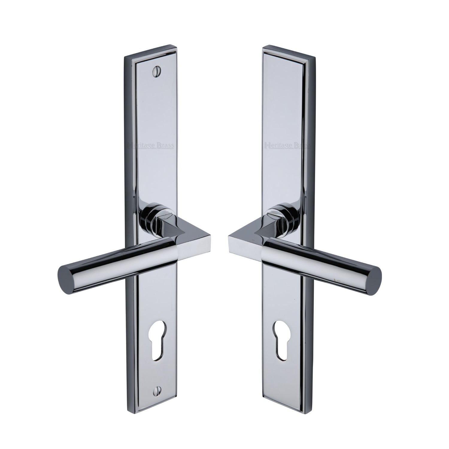 Heritage Brass Multi-Point Door Handle Lever Lock Bauhaus RH Design Po