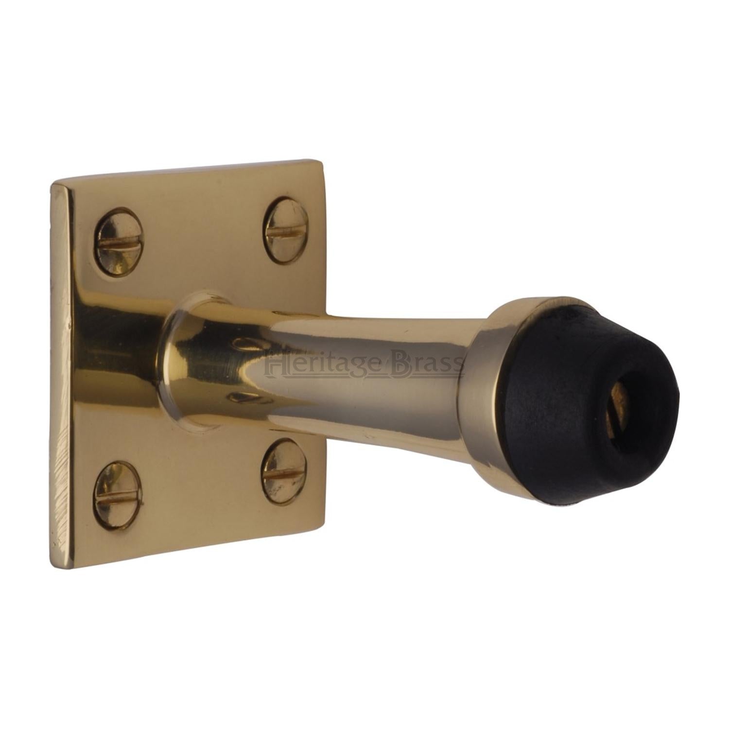 Heritage Brass Wall Mounted Door Stop 2 1/2" Polished Brass finish - V