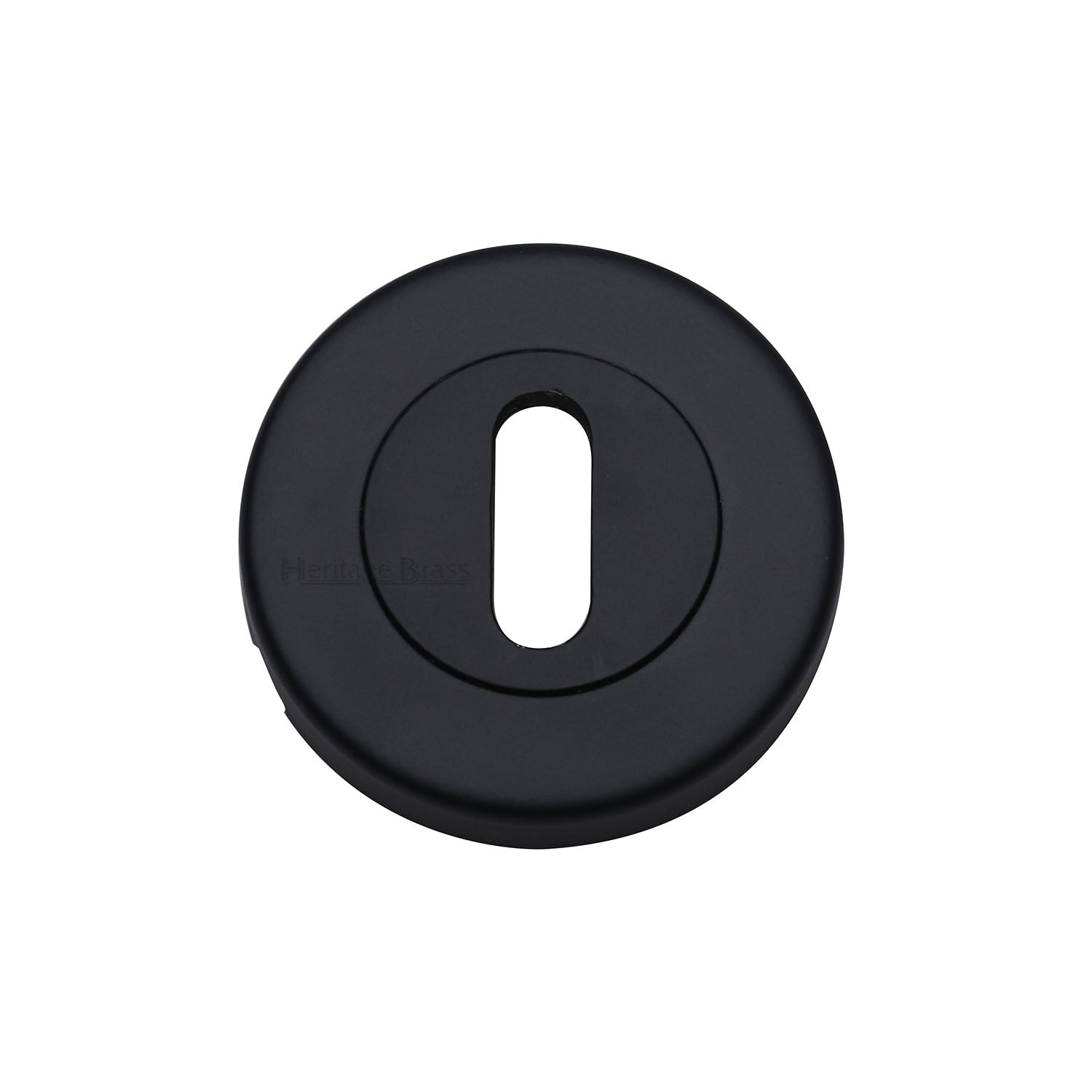 Heritage Brass Key Escutcheon Matt Black finish - V4000-BKMT