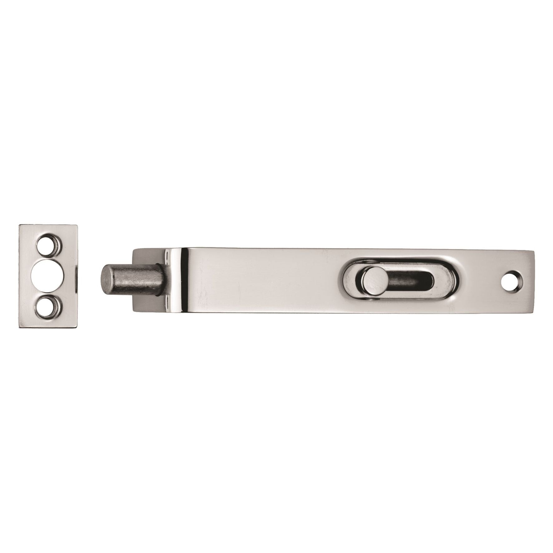Carlisle Brass - Sunk Slide Flush Bolt 102mm - Polished Chrome - AA79C