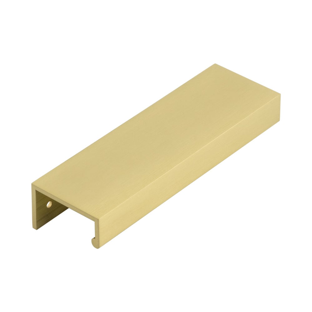 Burlington 150mm Satin Brass Angled Edge Pull - BUR911SB