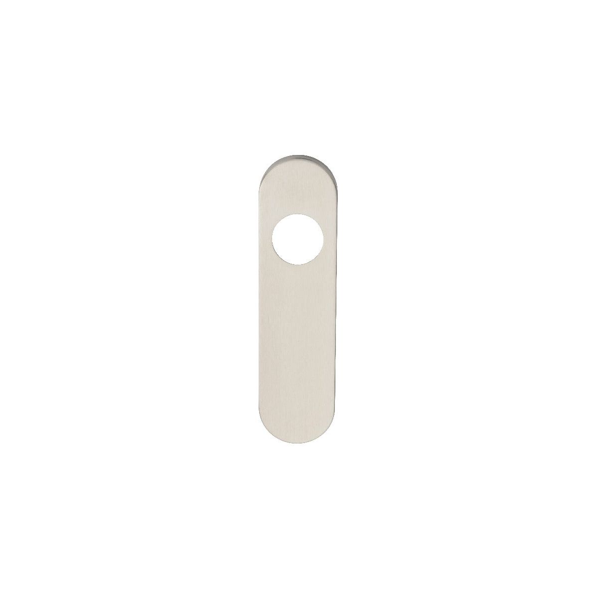 Eurospec - Radius Covers for Latch Backplate - Satin Stainless Steel