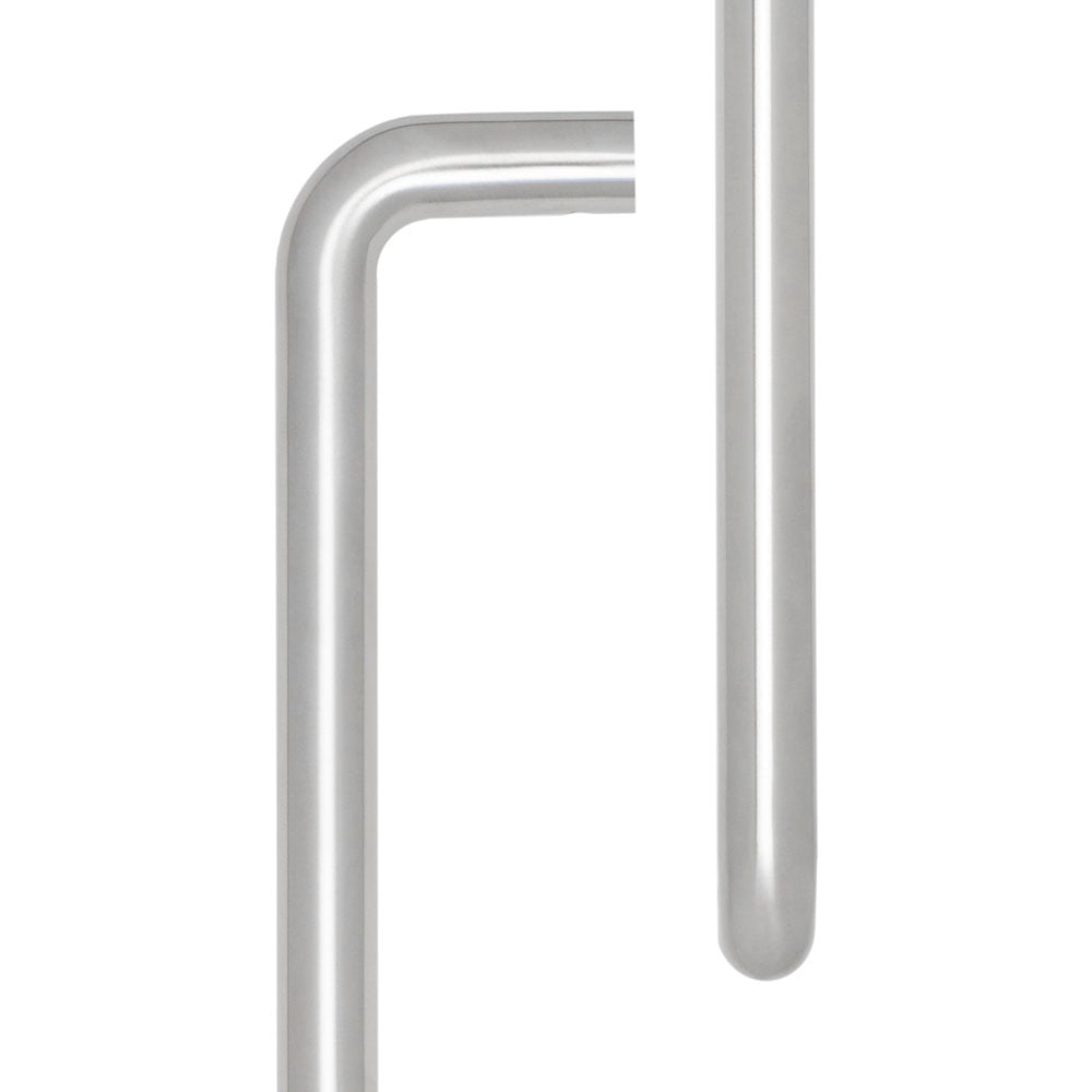 CRES 425mm Bolt Through Satin Stainless Steel D Shape Pull Handle - CR