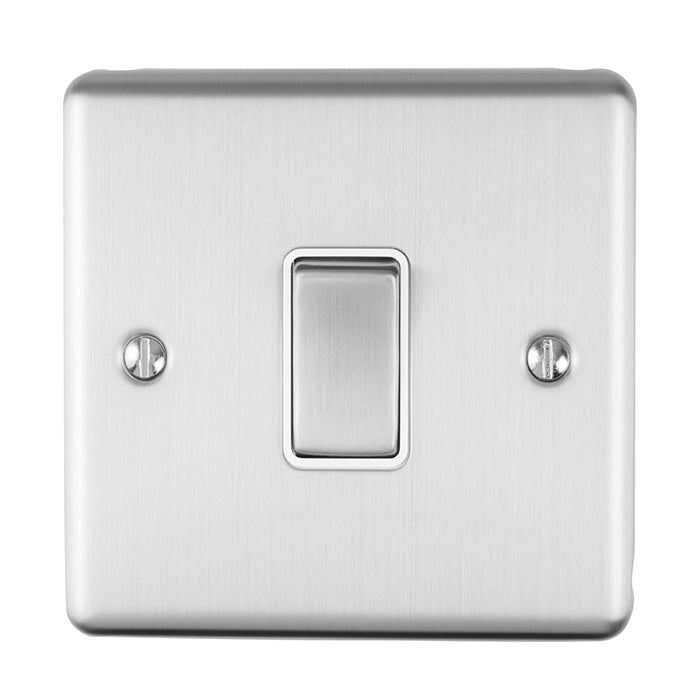 Eurolite Enhance Decorative Intermediate Switch - Satin Stainless - EN Eurolite Enhance Decorative Intermediate Switch - Satin Stainless - EN