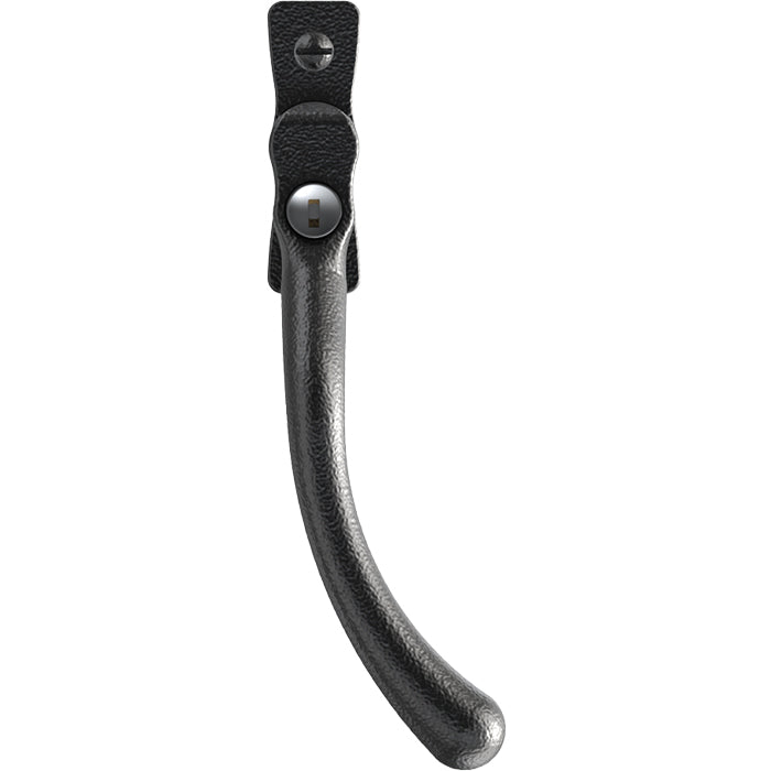 Mila - Heritage Pear Drop Casement Handle Heritage Black Left hand - C