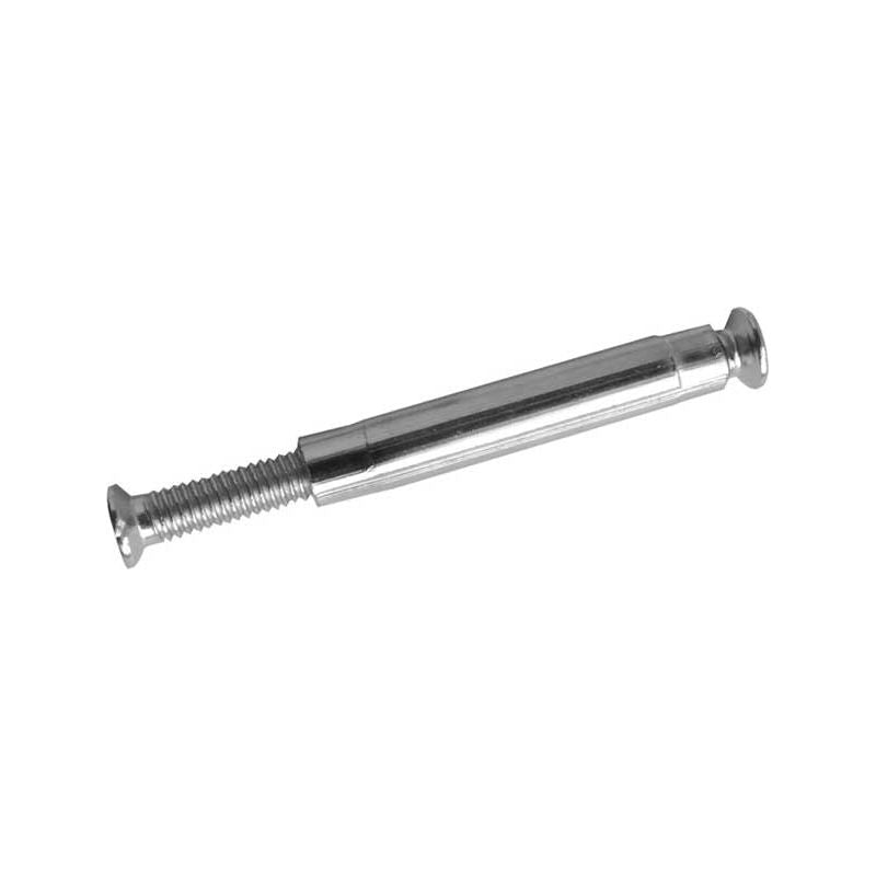 Back to Back Fixings Lever on Rose - Zinc Plate - HKBBF
