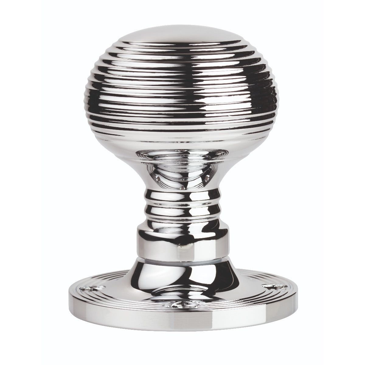 Carlisle Brass - Queen Anne Mortice Rim Knob - Polished Chrome - M1001