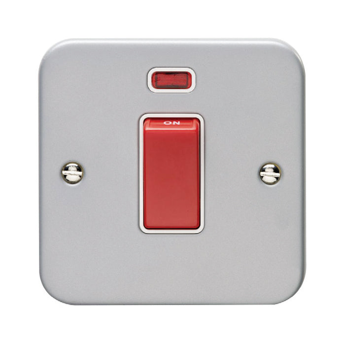 Eurolite Utility 45Amp Switch With Neon Indicator - Grey - MC45ASWNSW