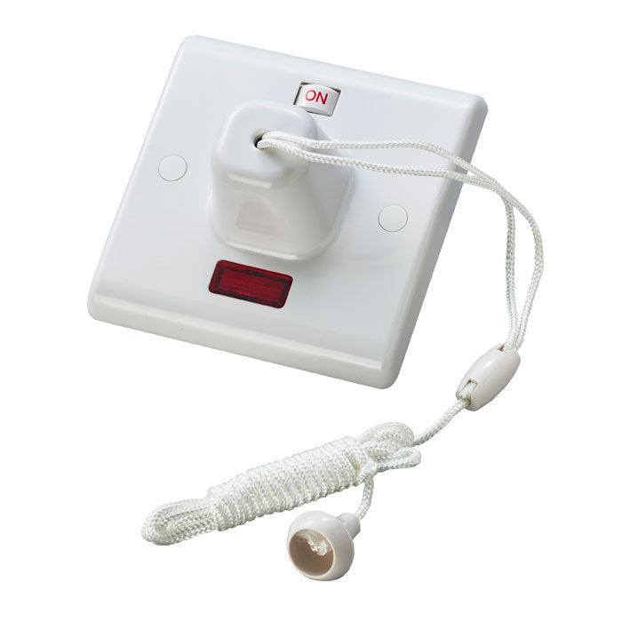 Eurolite Enhance White Plastic Pull Cord - White - PL3331