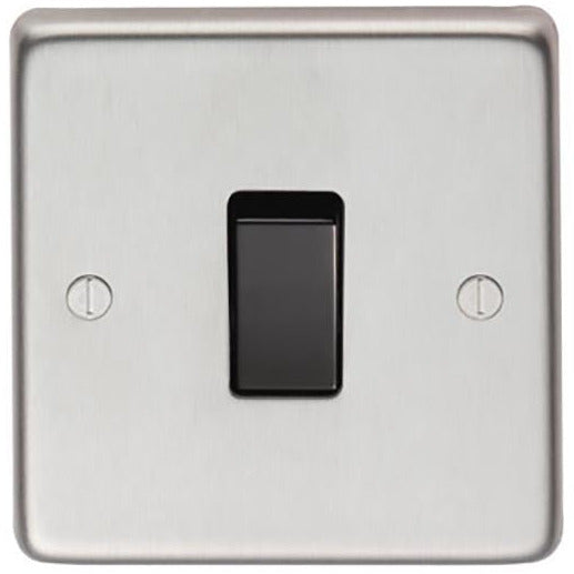 From The Anvil - Single 10 Amp Switch - Satin Stainless Steel - 34200/