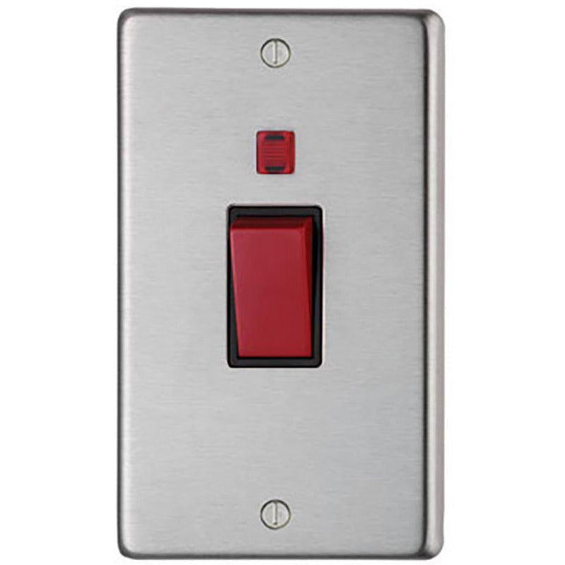 From The Anvil - Double Plate Cooker Switch - Satin Stainless Steel
