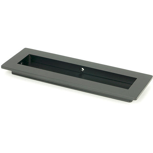 From The Anvil - 175mm Plain Rectangular Pull - Matt Black - 50208