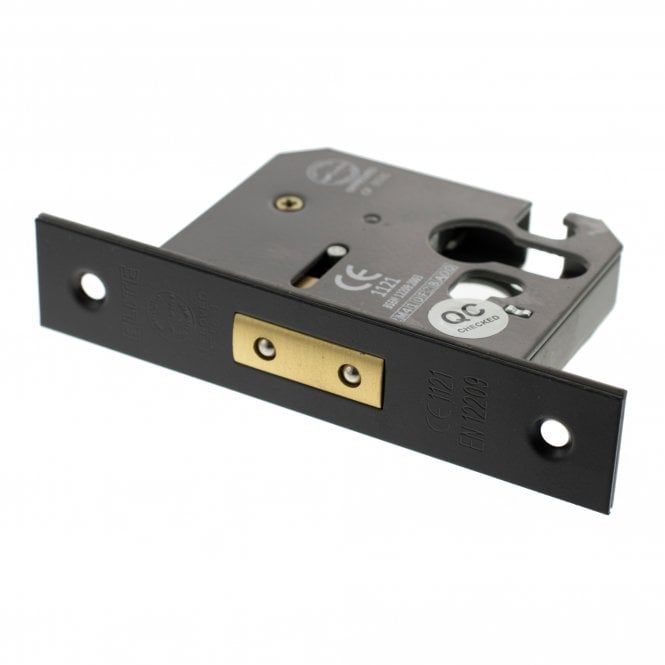 Atlantic Euro Deadlock [CE] 3" 76mm - Matt Black - ALKDEADE3MB