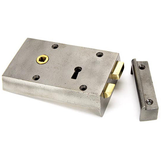 From The Anvil - Left Hand Rim Lock - Small - Iron - 83583
