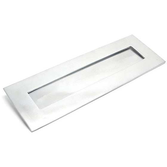 From The Anvil - Large Letter Plate - Satin Chrome - 92003