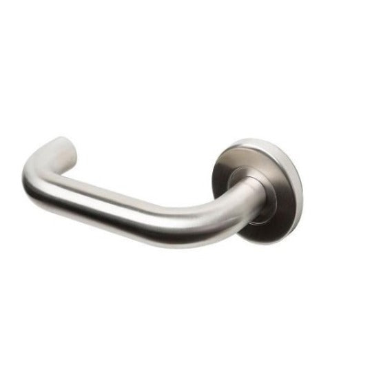 Consort - Return To Door Lever On Sprung Rose 19mm - Satin Stainless S