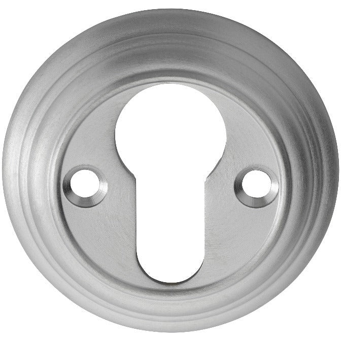 Carlisle Brass - Delamain Euro Profile Escutcheon - Satin Chrome - DK1